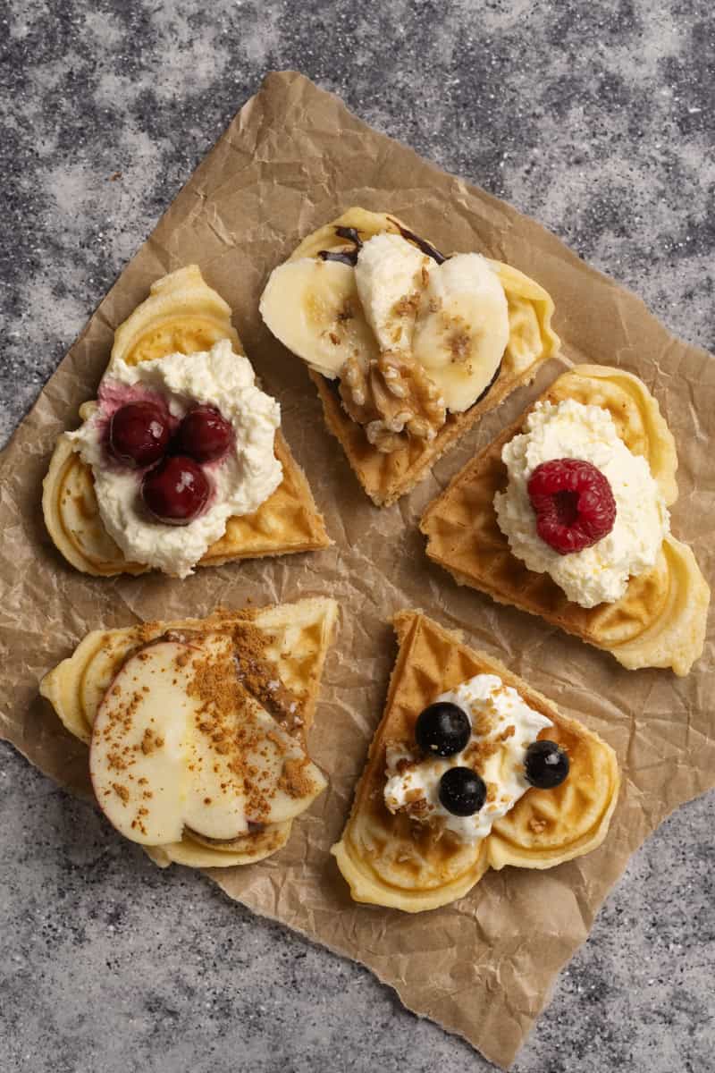 50 Waffle Toppings - Caroha