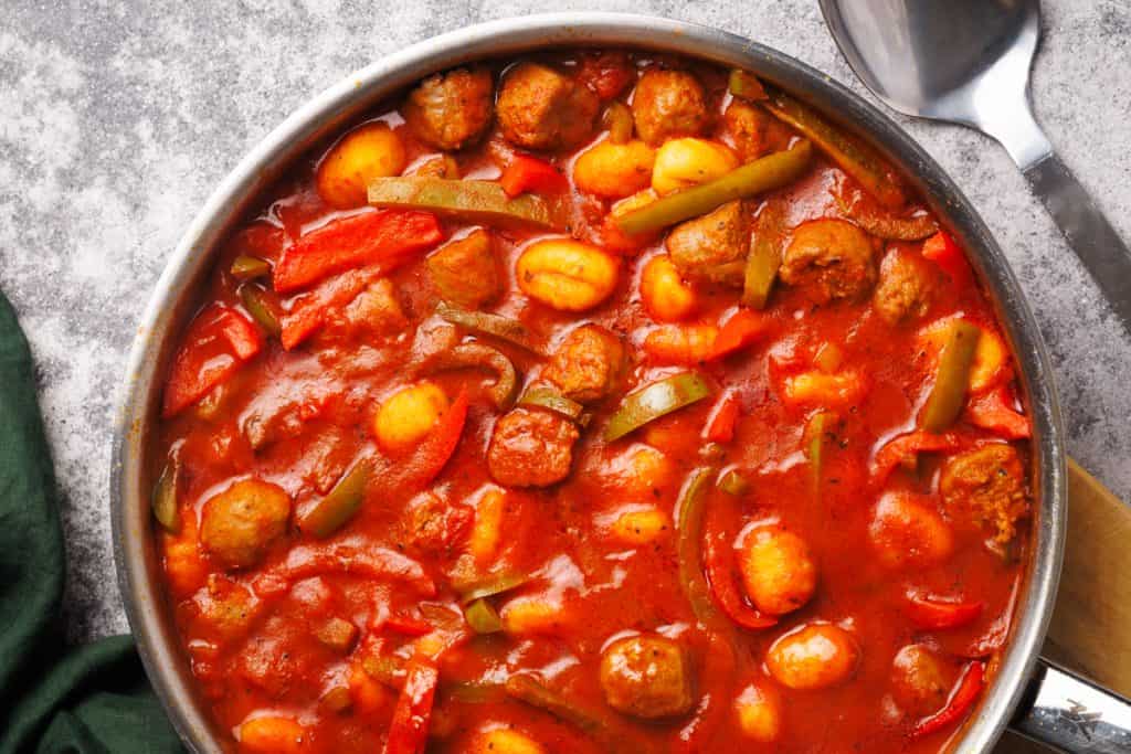 Italian Goulash With Gnocchi - Caroha