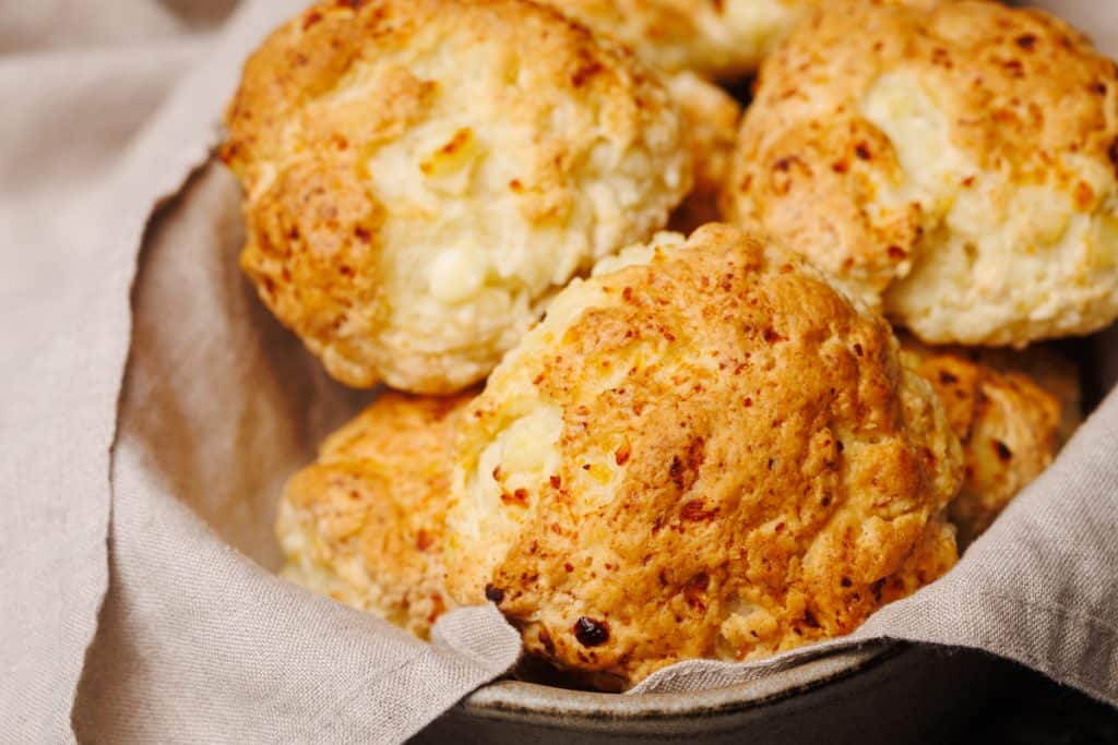 2 Ingredient Cottage Cheese Biscuits - Caroha