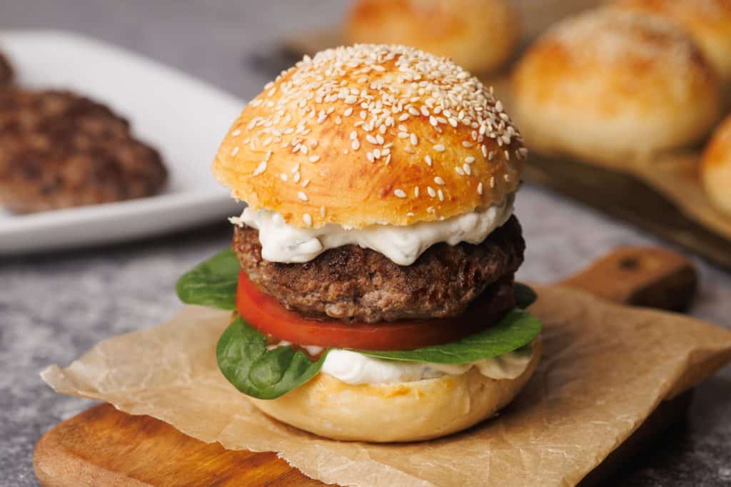 Ground Beef Burger (From-Scratch) - Caroha